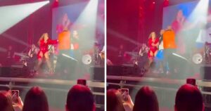 (Видео) Маж истрча на бината на концерт на Северина, обезбедувањето ...